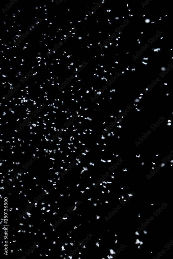 Texture of falling snow as a background or as a multiply overlay in ...
