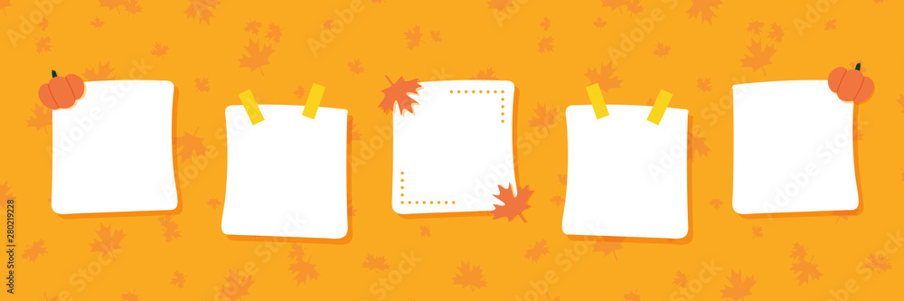 Cute Sticky Note Background