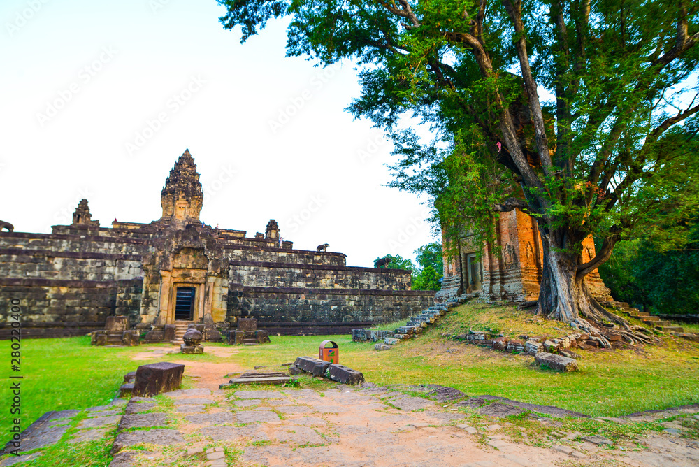 Bakong temple in Angkor Wat, Siam Reap, Cambodia Stock Photo | Adobe Stock