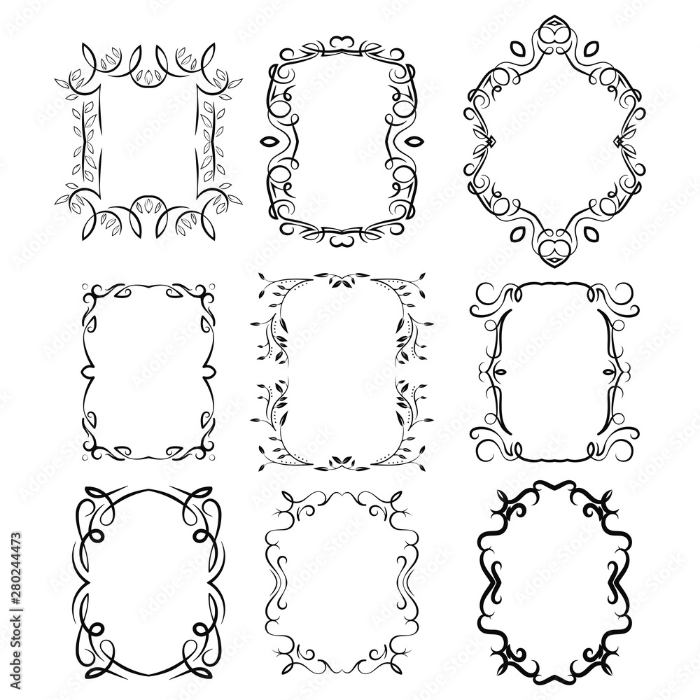 Ornate Vector Frames