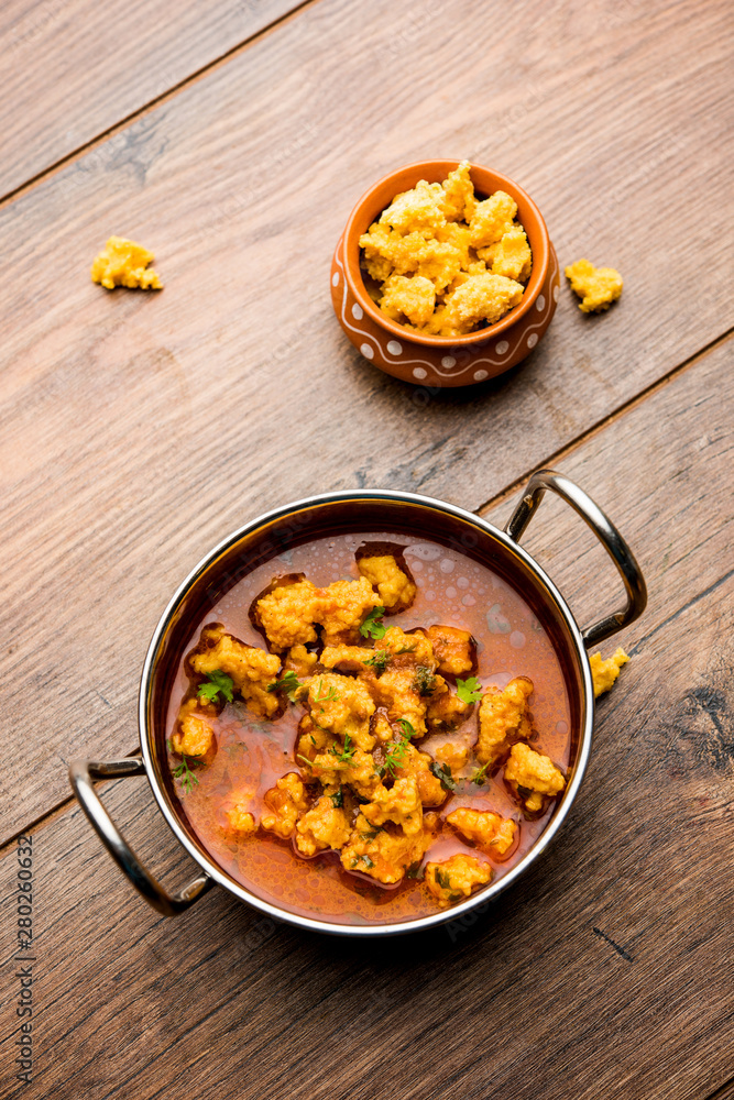 Home made mung dal masala vadi also known as Moong wadi or moongwadi or ...