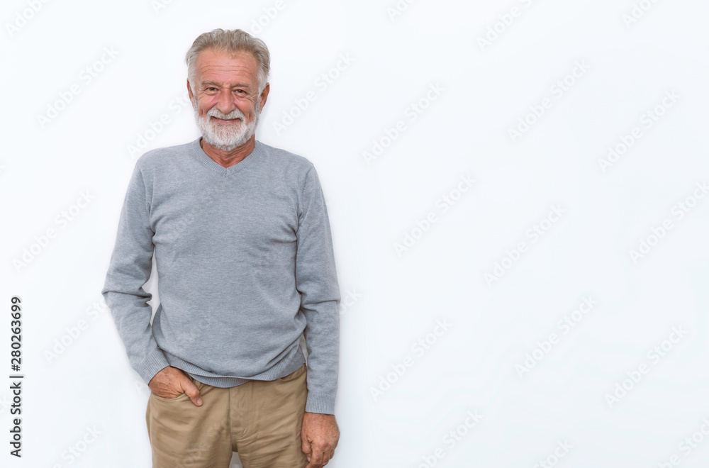 Old Man Face Smiling
