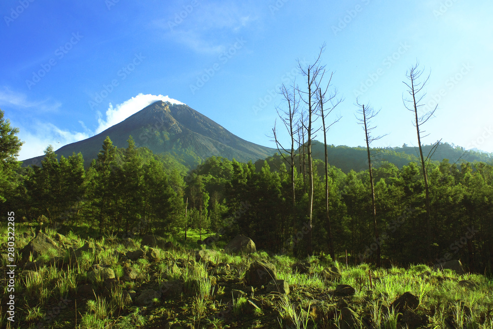 Mount Merapi, Gunung Merapi (literally Fire Mountain in Indonesian and ...