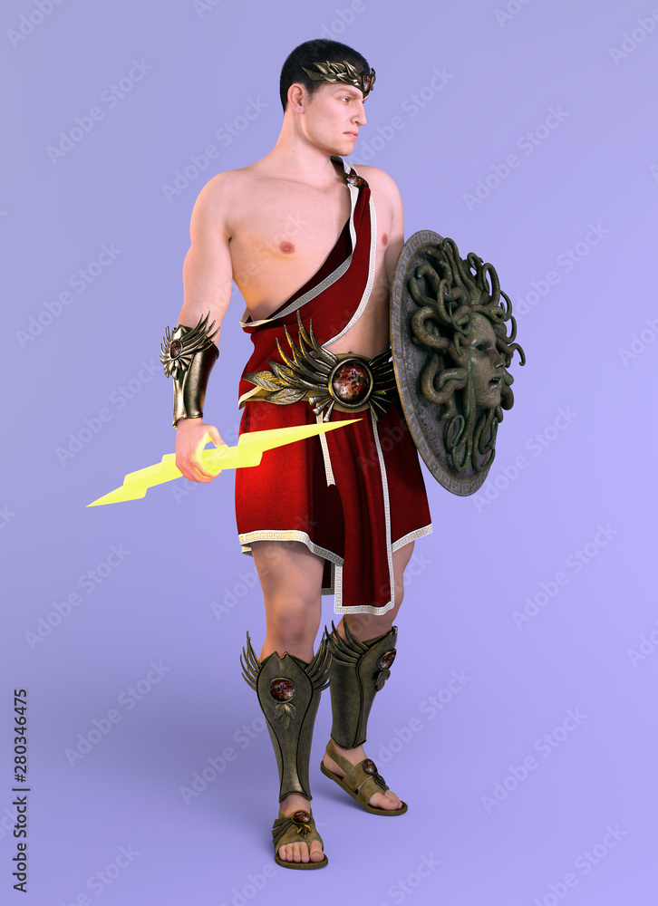 Griechischer Gott Zeus Stock Illustration | Adobe Stock