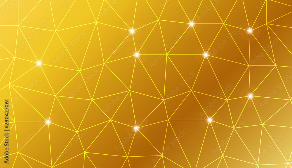 Colorful illustration in abstract triangles style with gradient. Modern ...