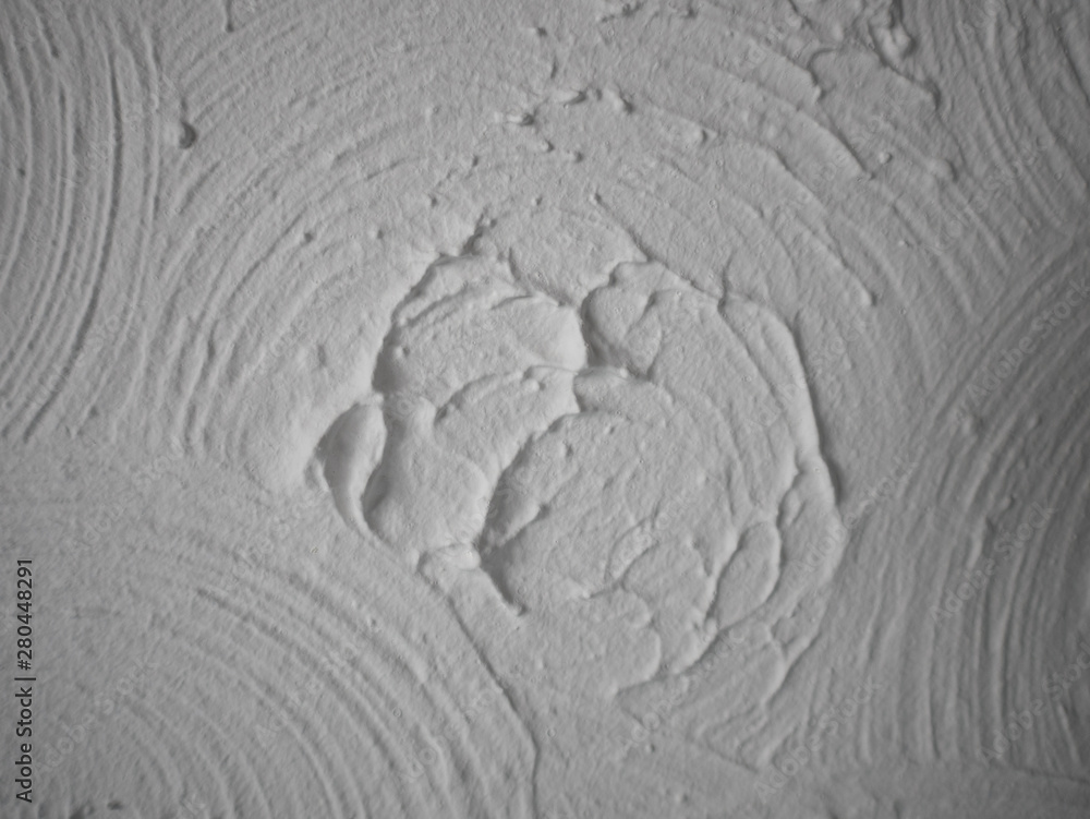 Swirly patterned ceiling plaster pattern known as Artex was common in ...