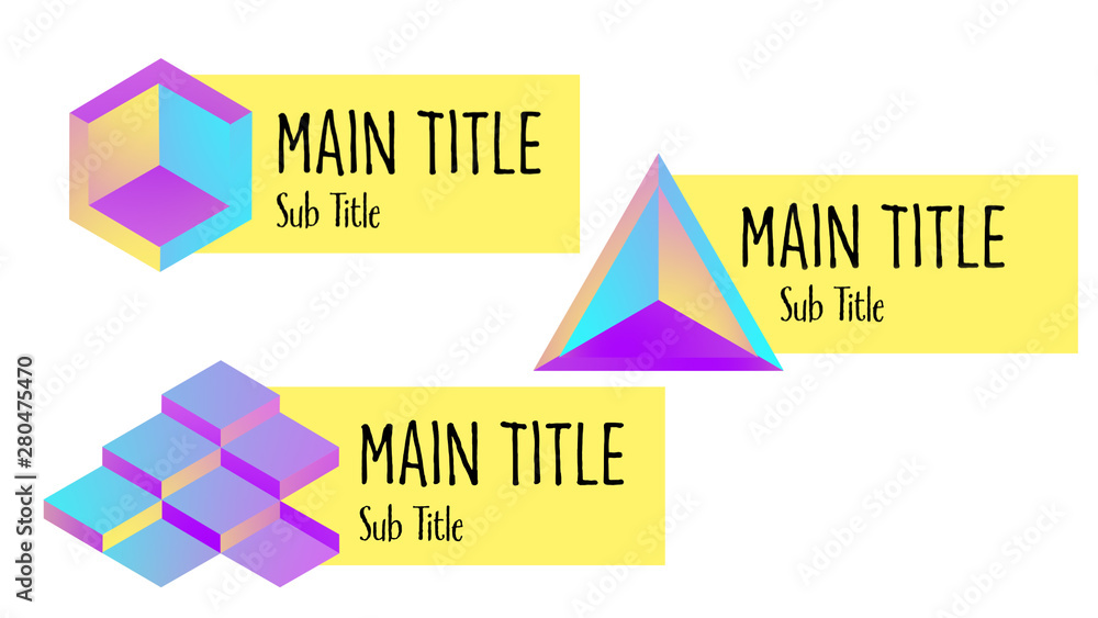 Looping Gradient Lower Thirds Stock Template | Adobe Stock