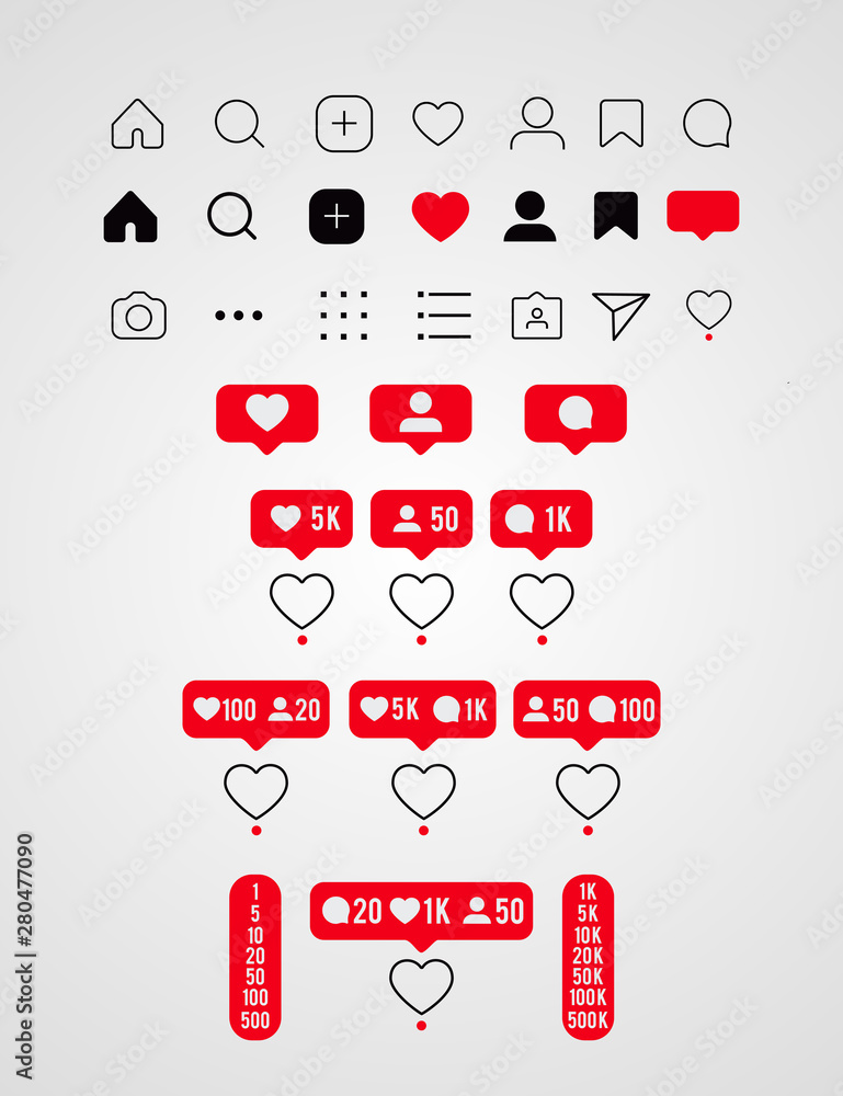 Instagram Flat Icon Vector