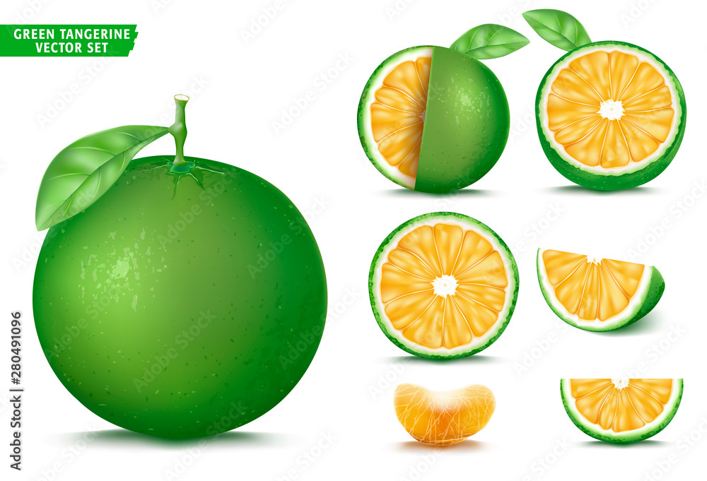 Green Tangerine Fruit