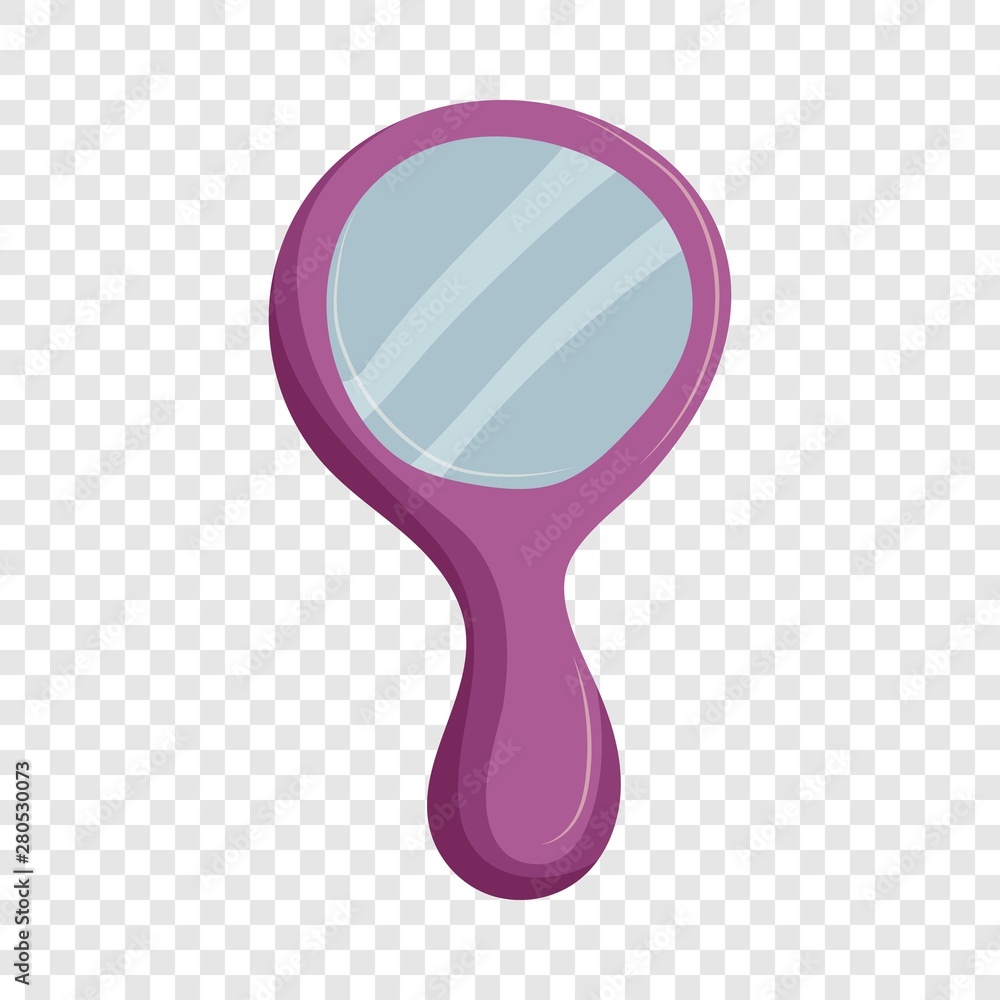 Hand mirror icon. Cartoon illustration of hand mirror vector icon for ...