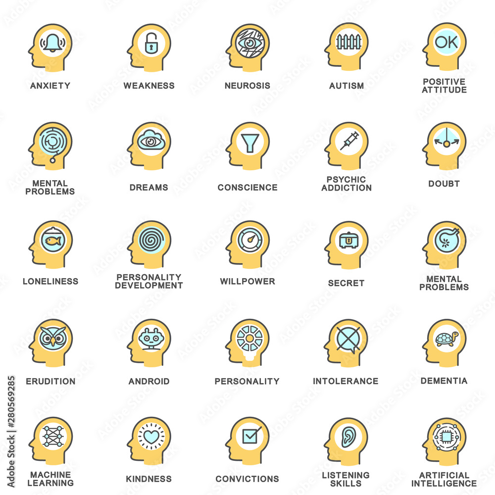 Icons psychology of personality. Psychology of the human personality in ...