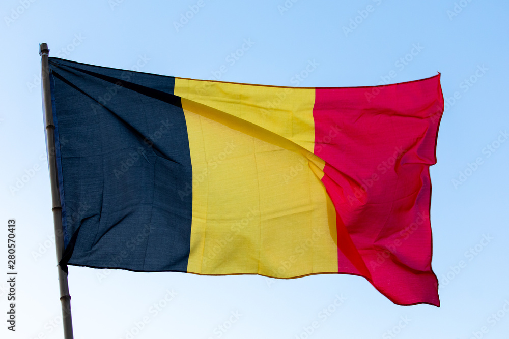 drapeau belge Stock Photo | Adobe Stock