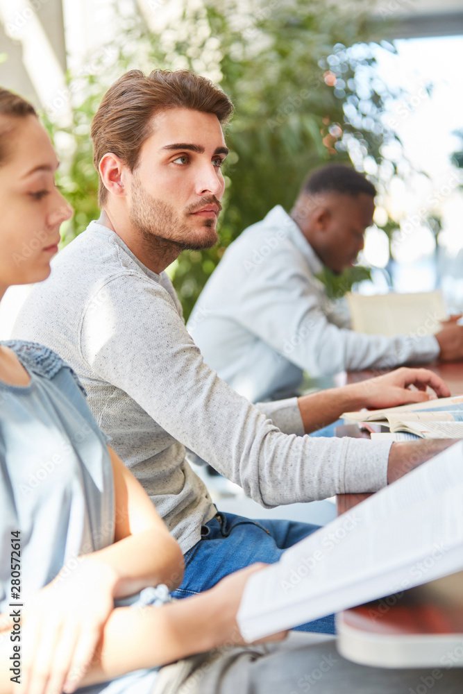 Young student study with team Stock Photo | Adobe Stock
