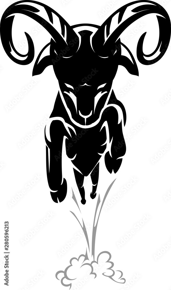 Leaping Ram