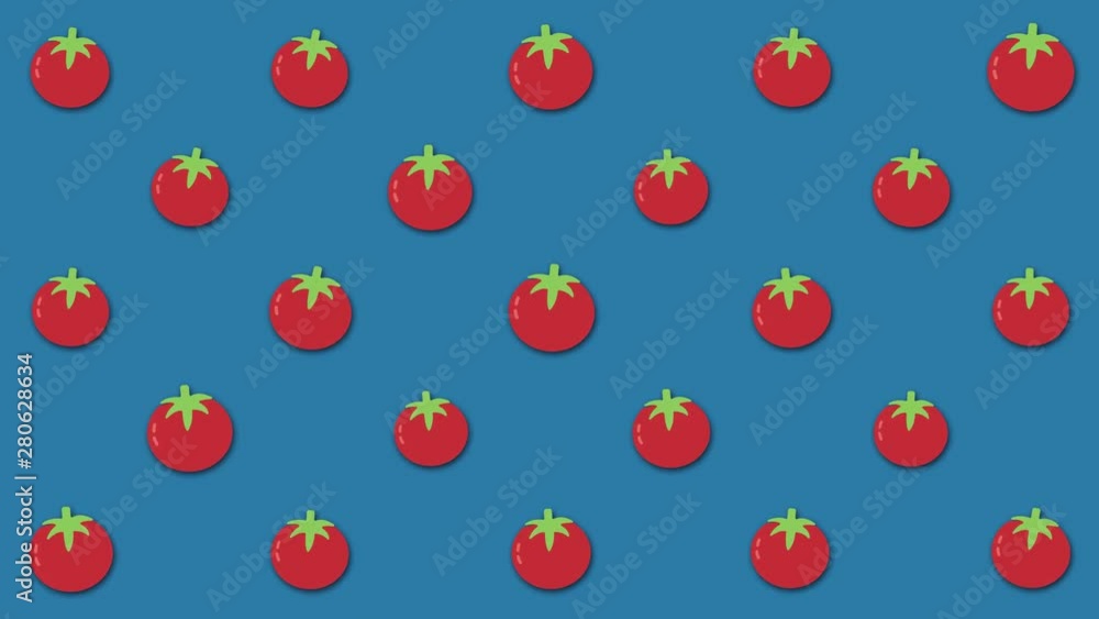 Animation of vegetable on a color background. Animation. Colored ...