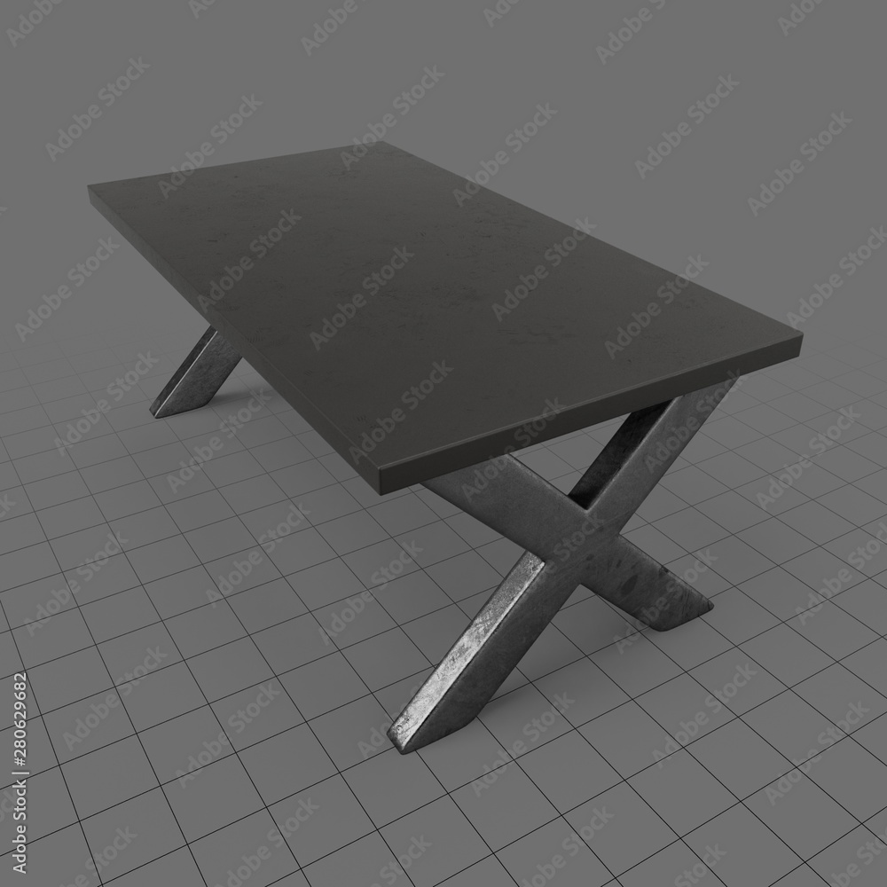 Modern table 3 Stock 3D asset | Adobe Stock