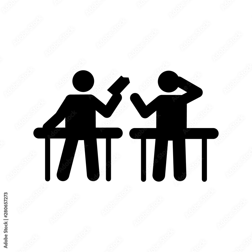 Students book classroom read icon. Element of back to school ...