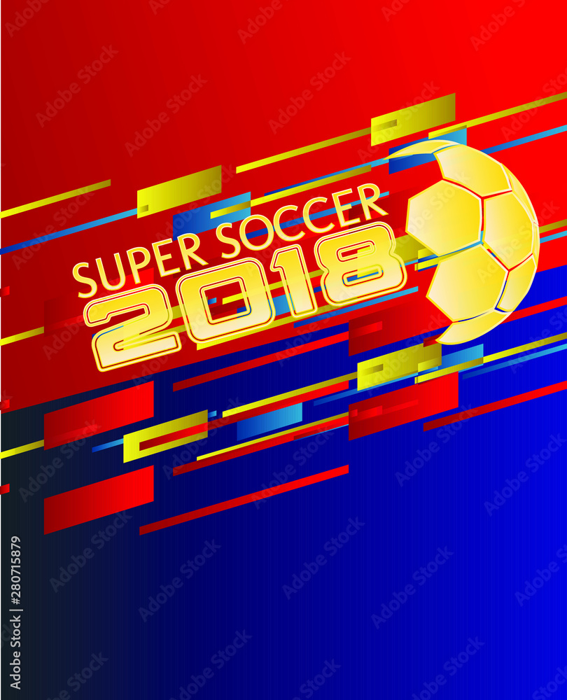 super soccer background Stock Vector | Adobe Stock