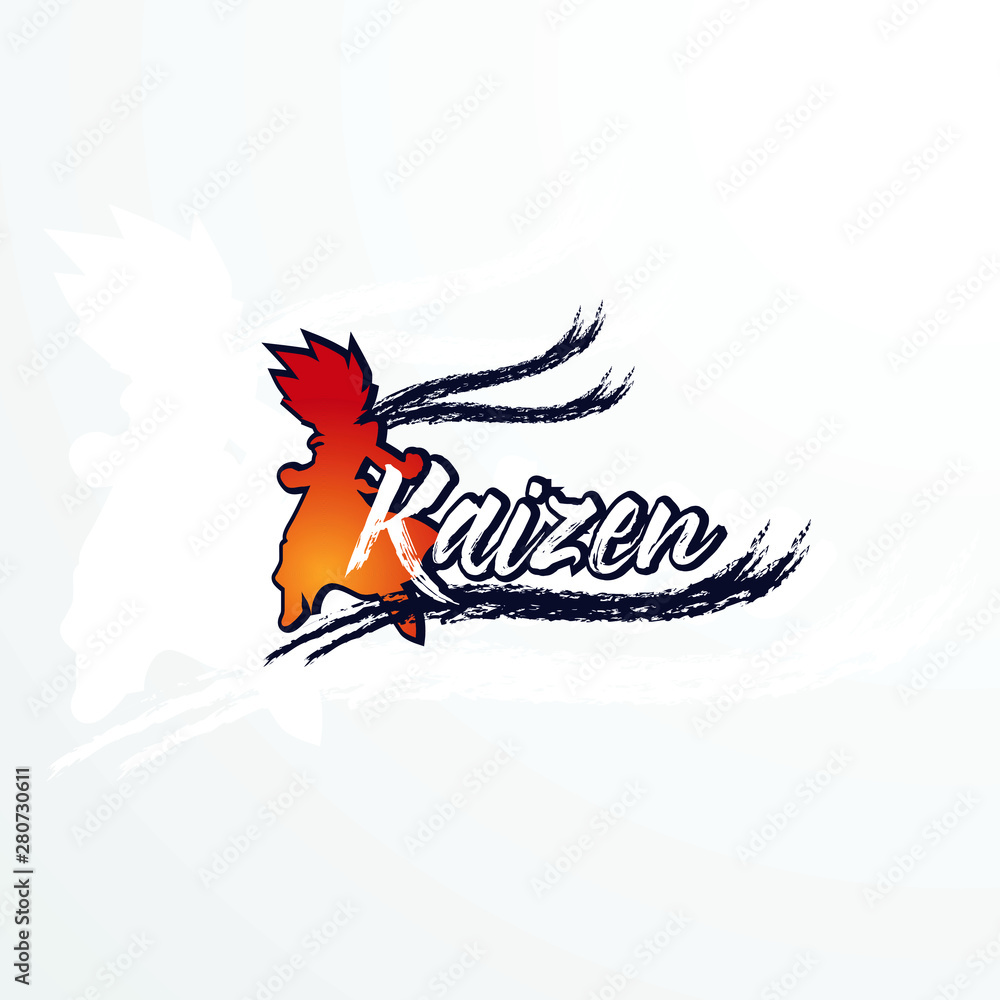 Vetor de Kaizen logo icon do Stock | Adobe Stock