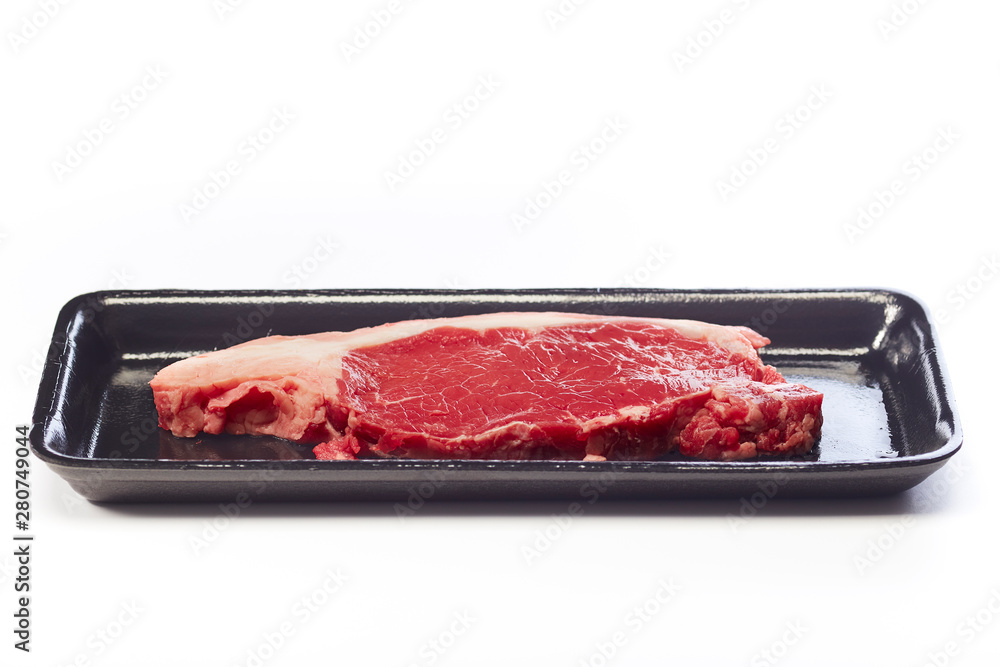 Raw Steak In Package