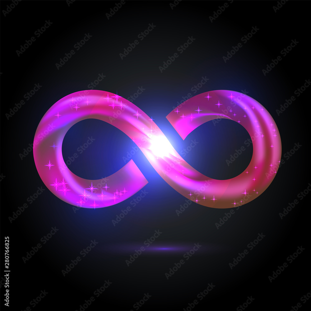 Pink And Purple Infinity Sign