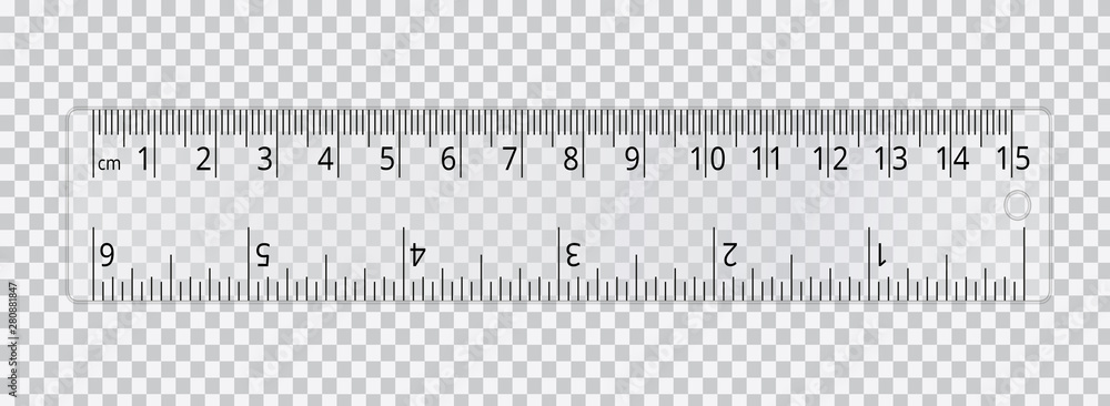 Vector realistic school ruler isolated on transparent background Stock ... Vector realistic school ruler isolated on transparent background Stock ...