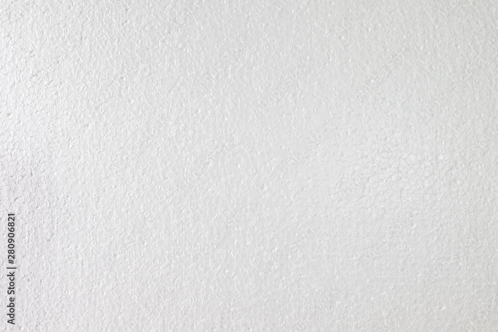 White foam sheet board. Synthetic sponge texture background. Detail of ...