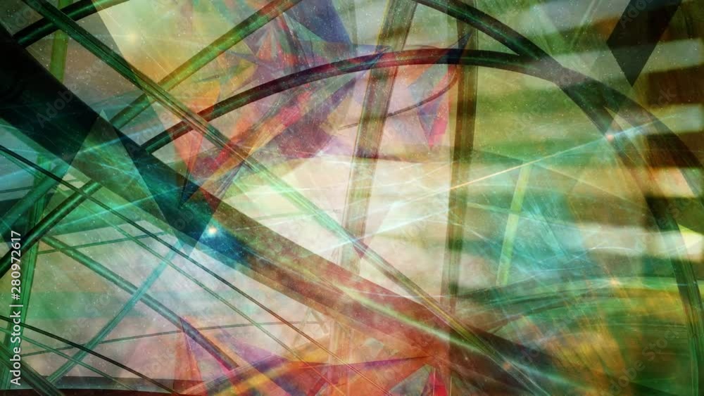 Digital Data Cables Pulsating Over Growing and Shrinking Wires - 4K ...