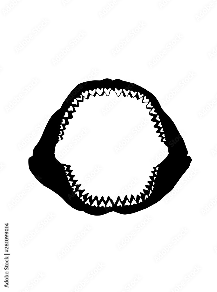 Shark Jaw Vector