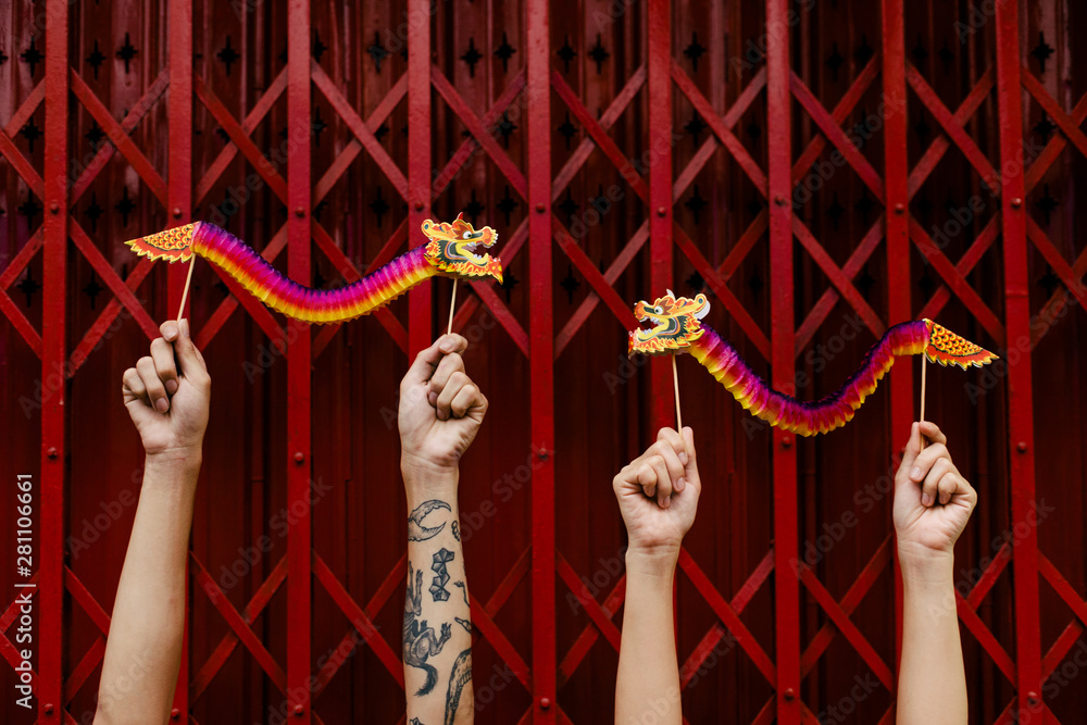 Dragon paper Stock Photo | Adobe Stock