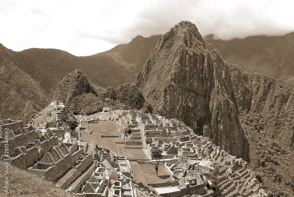 Machu Picchu or Machu Pikchu Quechua machu old, old person, pikchu ...