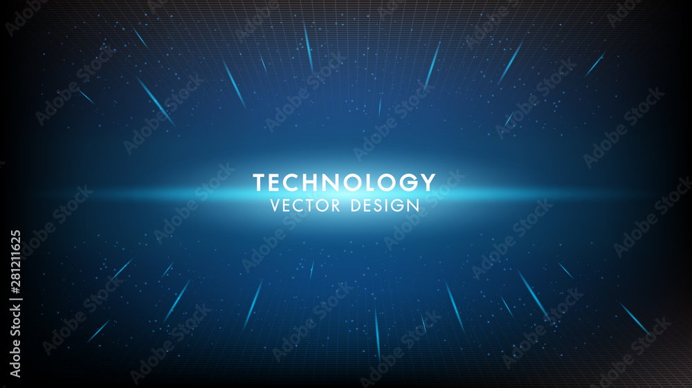 Abstract digital digital innovation technology concept vector ...