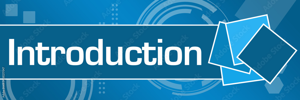 Introduction Technology Background Squares Texture Blue Stock ...