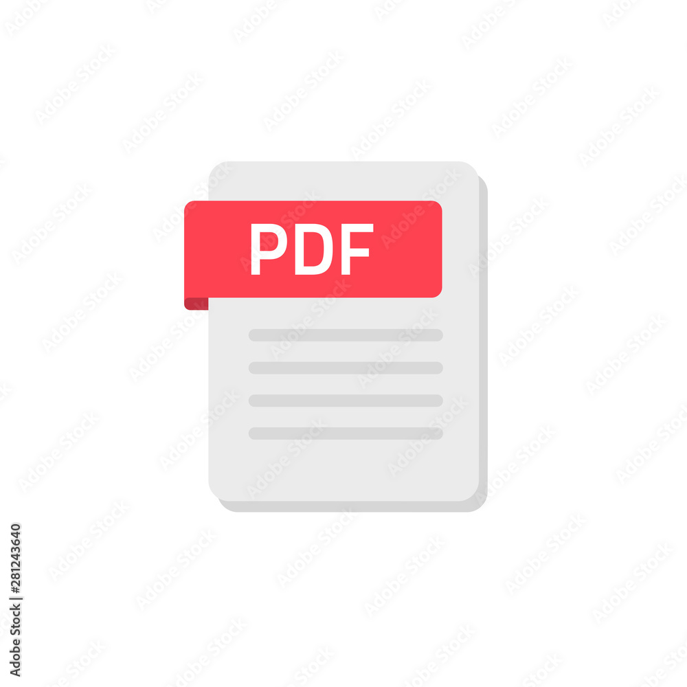 Adobe Pdf Icon Vector