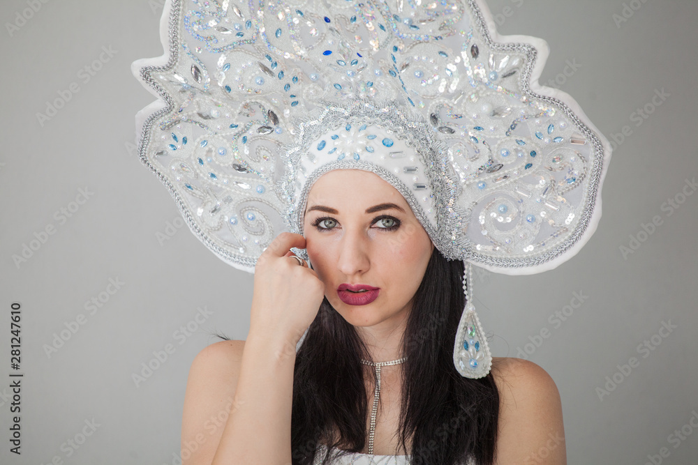 Russian Snow Maiden - Santa Claus helper. Granddaughter of Grandfather ...