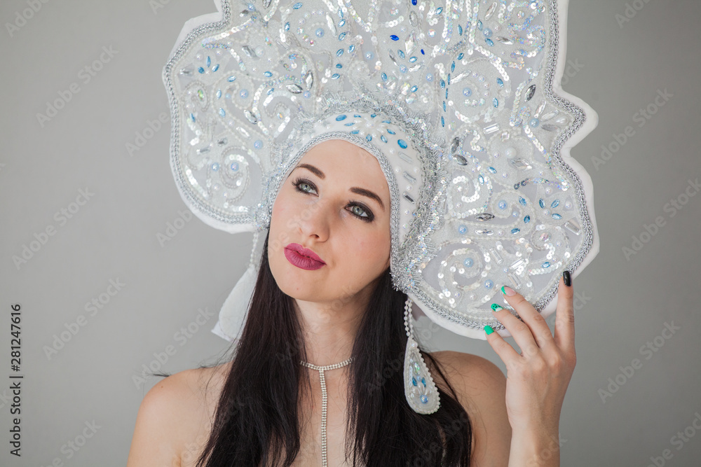 Russian Snow Maiden - Santa Claus helper. Granddaughter of Grandfather ...