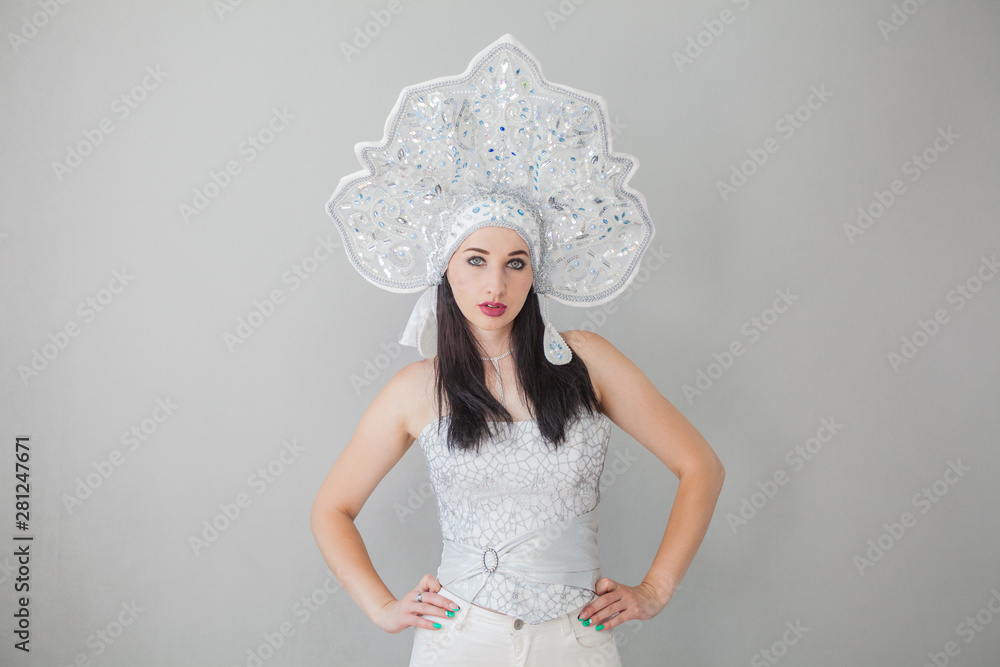 Russian Snow Maiden - Santa Claus helper. Granddaughter of Grandfather ...