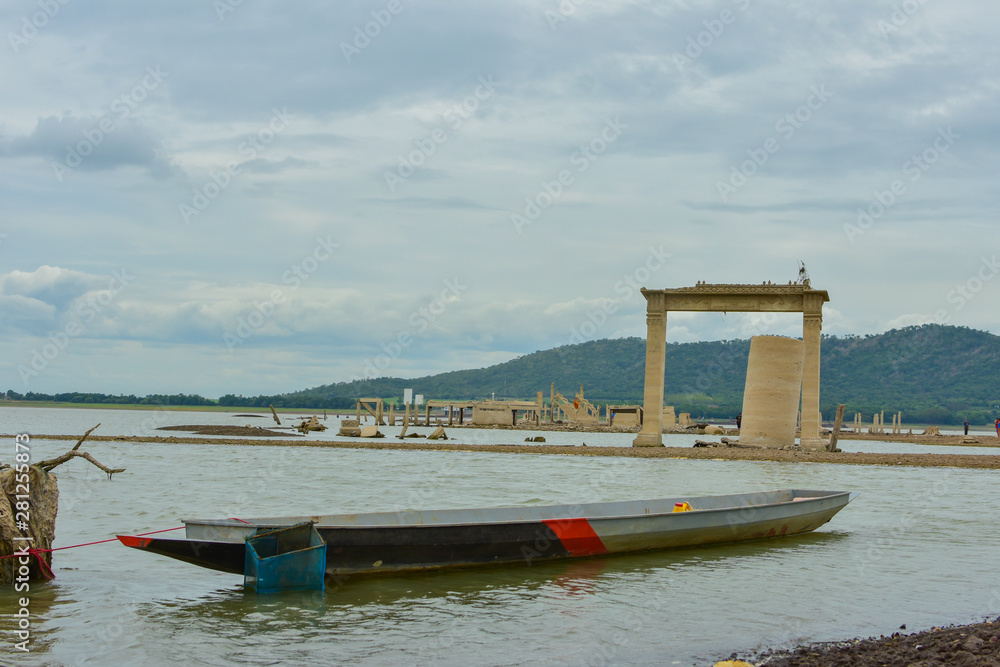 Drowning temple, Drowning temple from Thailand country Stock Photo ...
