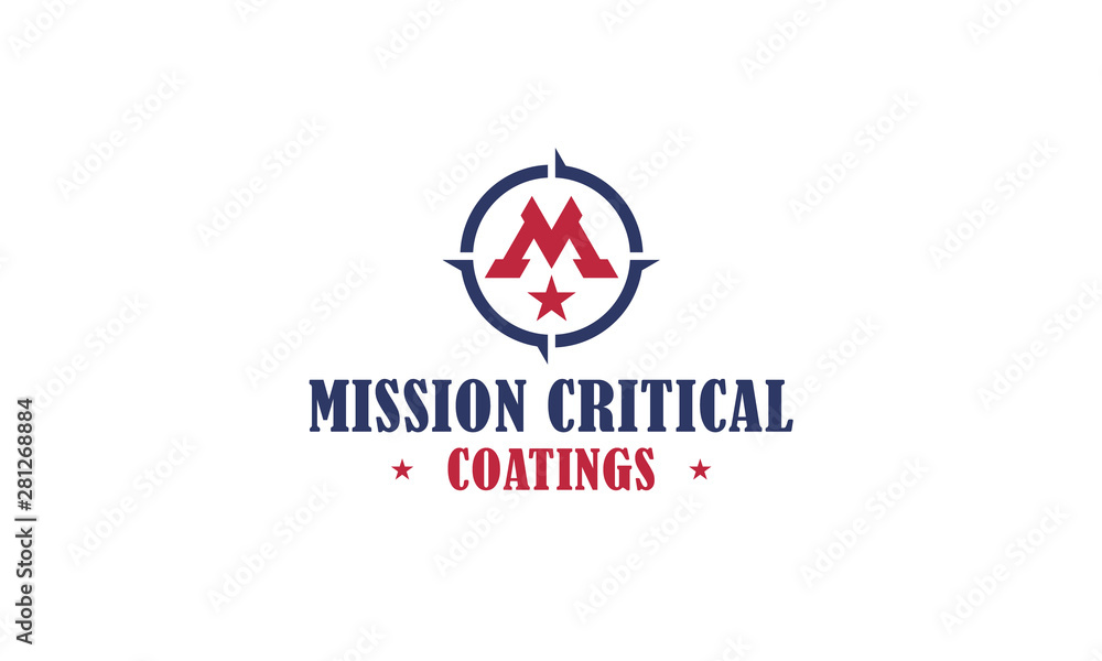 mission critcal logo design ideas Stock Vector | Adobe Stock