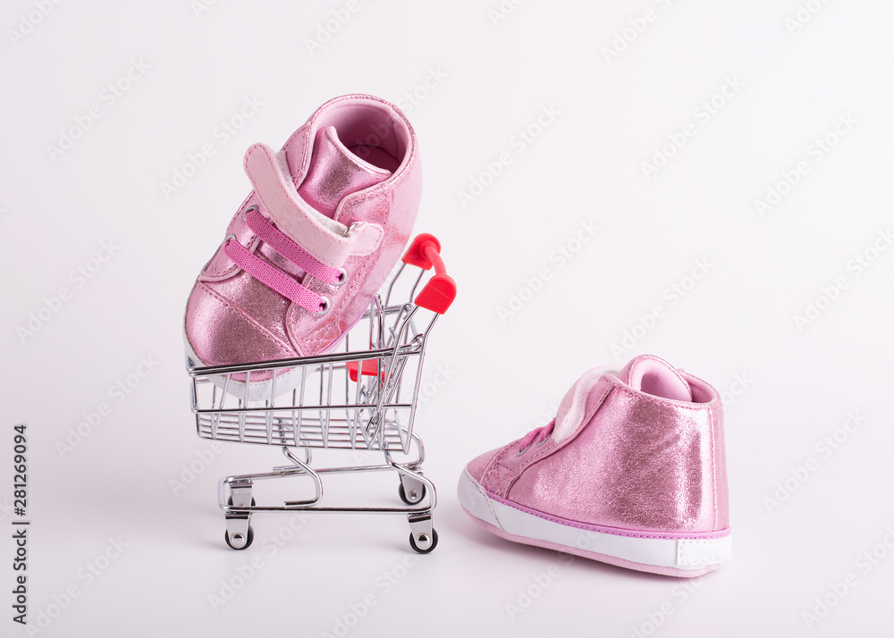 Shopping Cart Full Of Shoes