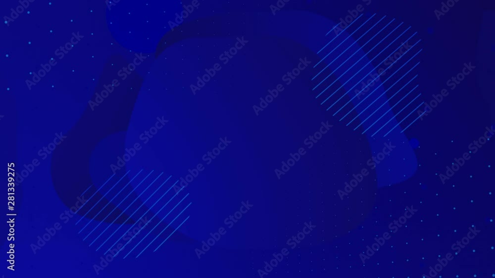 Looped liquid navy blue color animation. Popular modern dark abstract ...