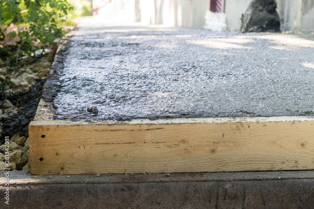 Pouring the concrete base of the house. Formwork Home construction ...