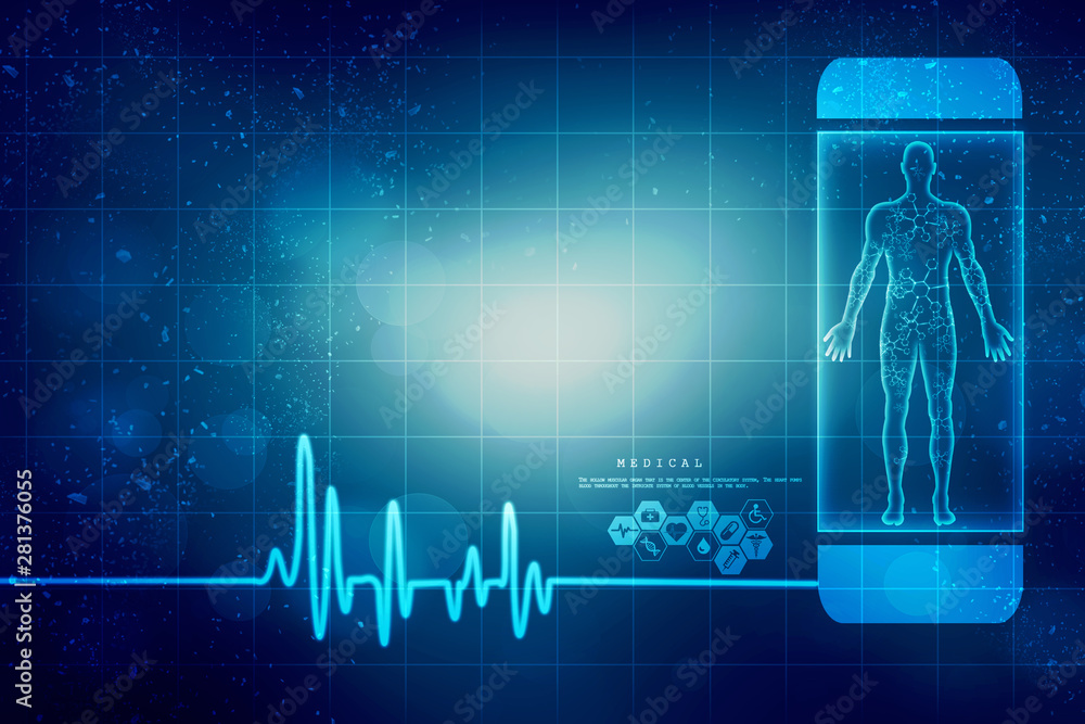 2d illustration Human Male Muscle Body Stock Illustration | Adobe Stock