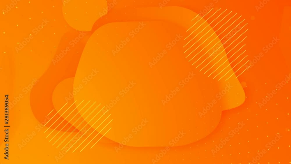 Looped liquid hot yellow color autumn animation. HD sunny yellow ...