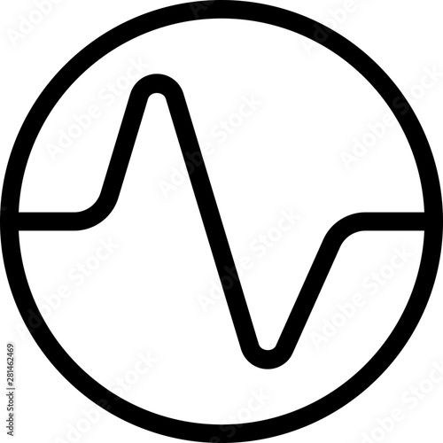 Variable transverse wave graph performance analysis curve Stock Vector ...