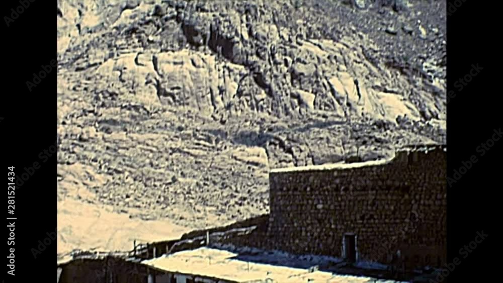 Archival Mount Sinai of Egypt in the 1970s during Israeli occupation ...
