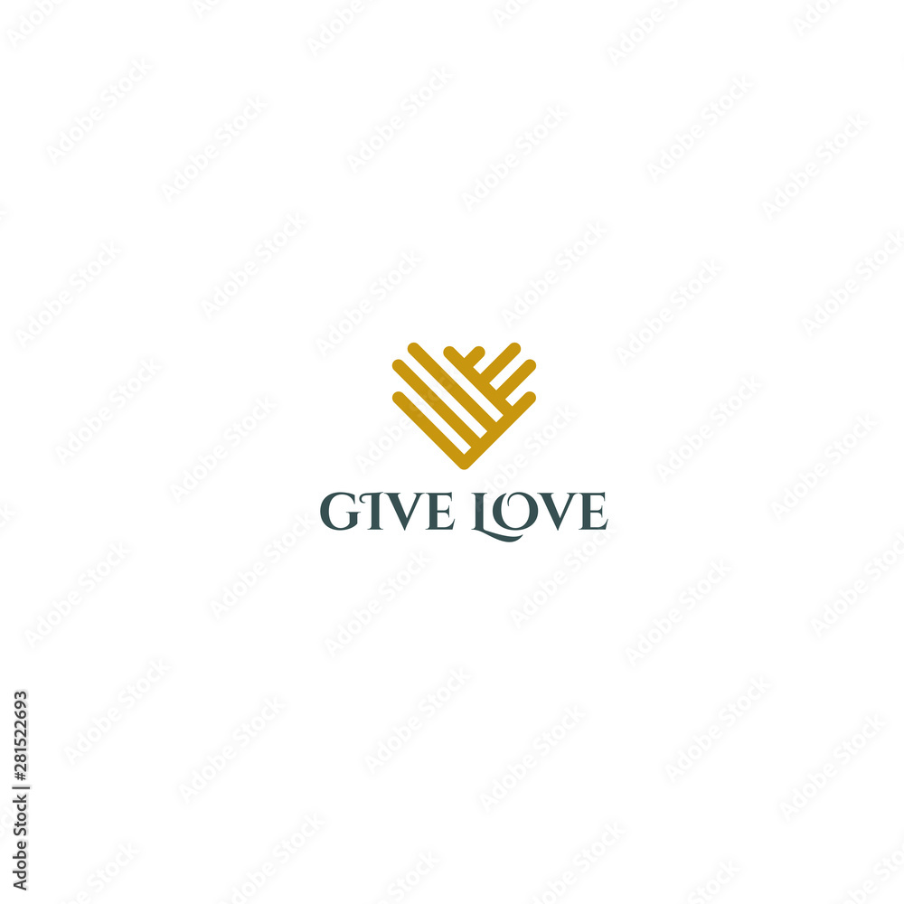best original logo designs inspiration and concept for giving hope love ...