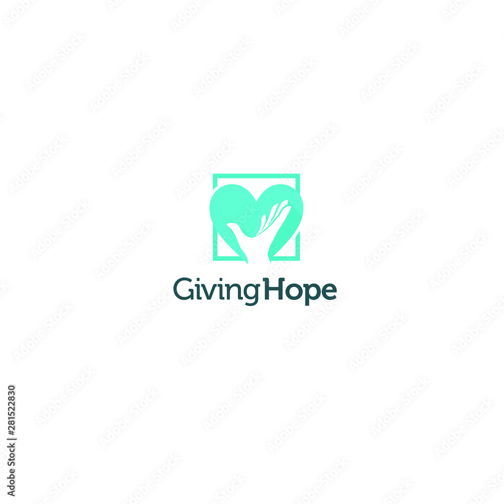 best original logo designs inspiration and concept for giving hope love ...