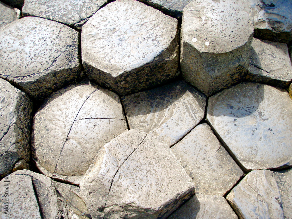 Hexagonal Columns Stock Photo | Adobe Stock