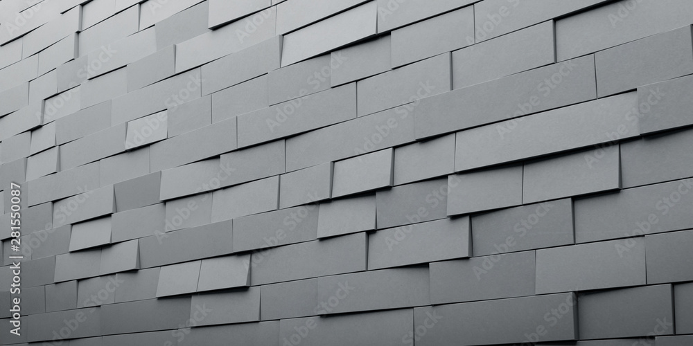 Abstract of concrete surface, architecture space with tilt wall,3D ...